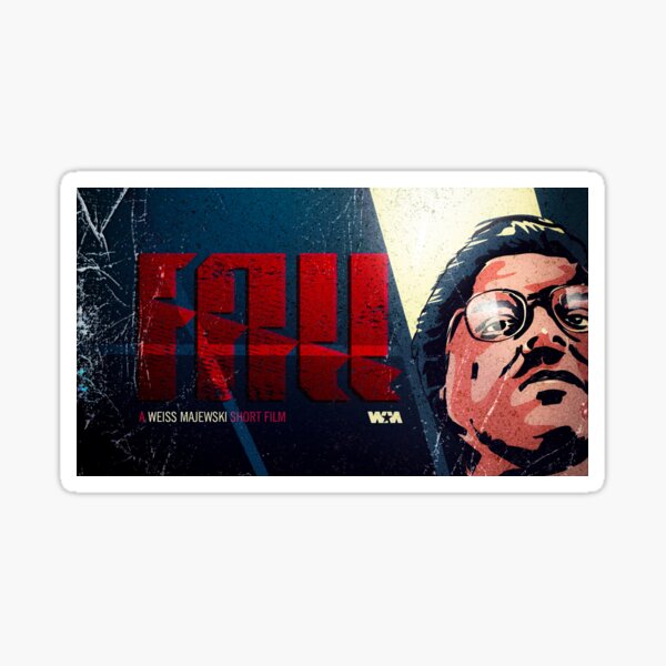 "Fall. Weiss Majewski short film poster" Sticker for Sale by etraveler ...