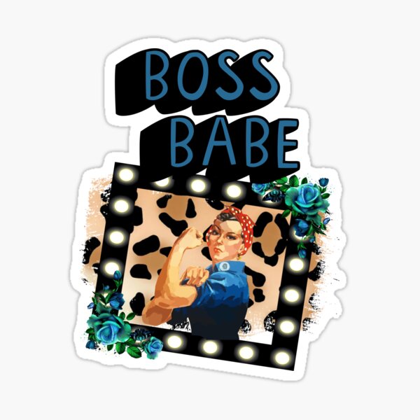 "Boss Babe" Sticker by texanlisa | Redbubble
