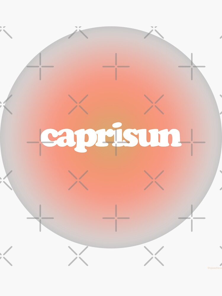 "CAPRI SUN" Sticker by speachless | Redbubble