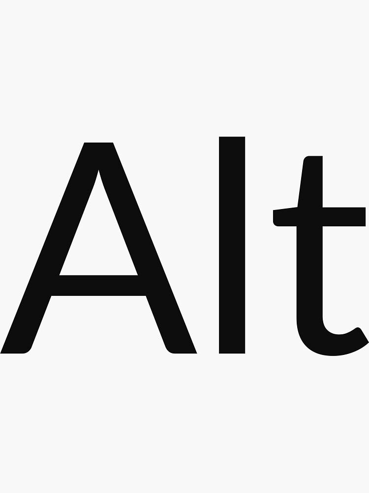 "Alt Design" Sticker by ANYHOOZIT | Redbubble