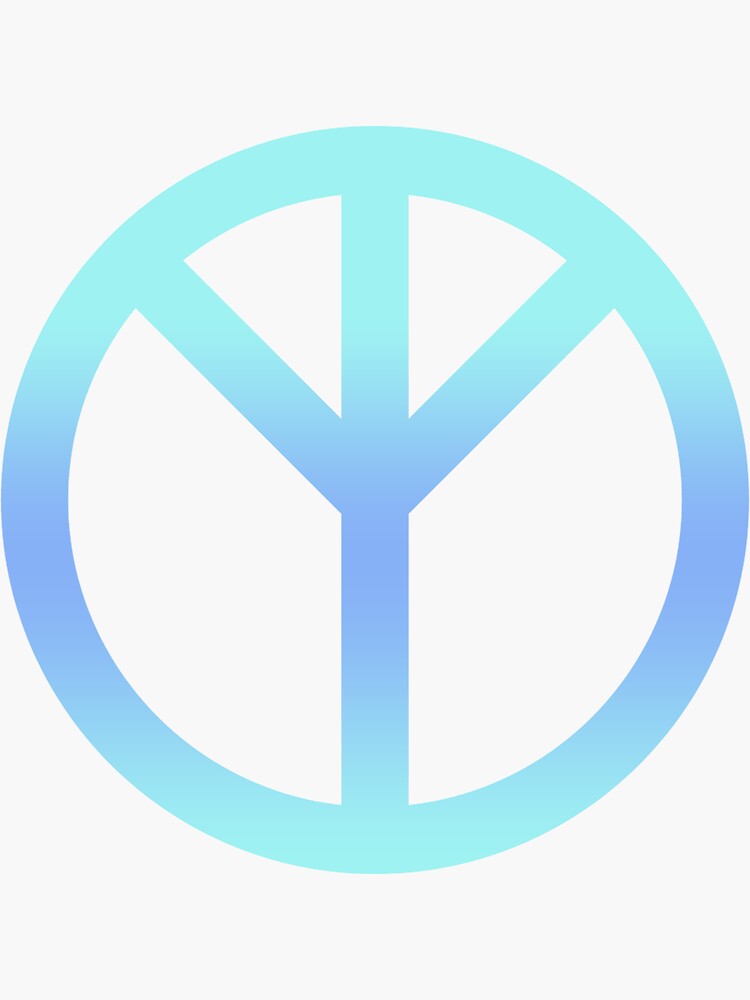 "True Peace Symbol - Tree of Life" Sticker by veganwarriors | Redbubble