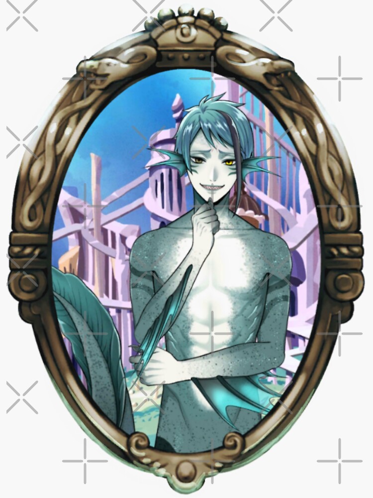 "Eel! Jade Leech (Twisted Wonderland)" Sticker for Sale by Taylor Griffith | Redbubble