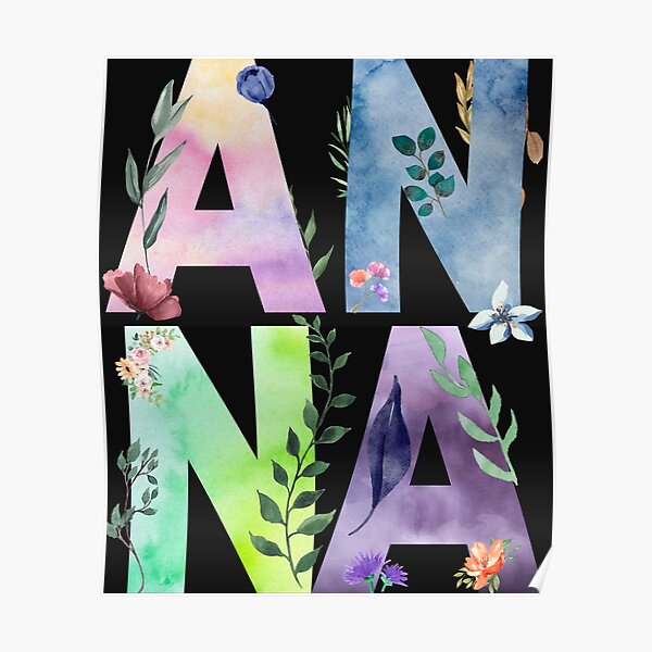 "For people with the name ANNA or to give a beautiful gift to someone ...