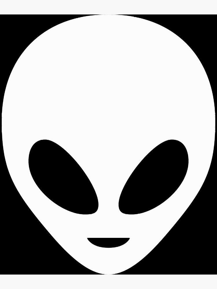 "Little Alien Head" Poster for Sale by AcaxaHino | Redbubble