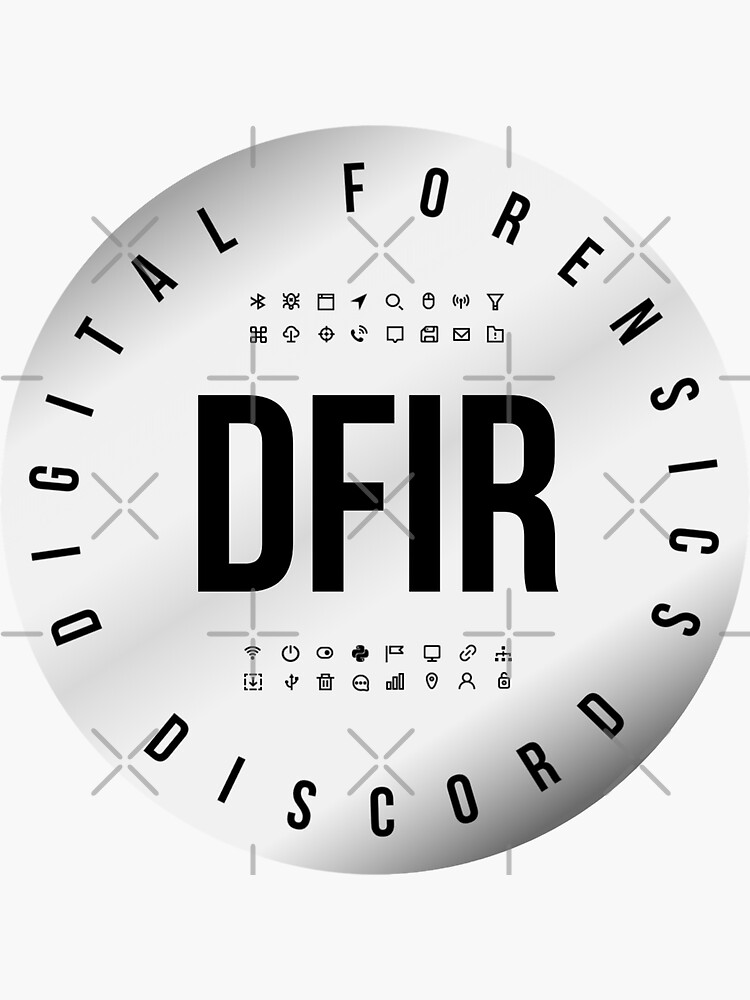 "DFIR Discord" Sticker for Sale by stark4n6 | Redbubble