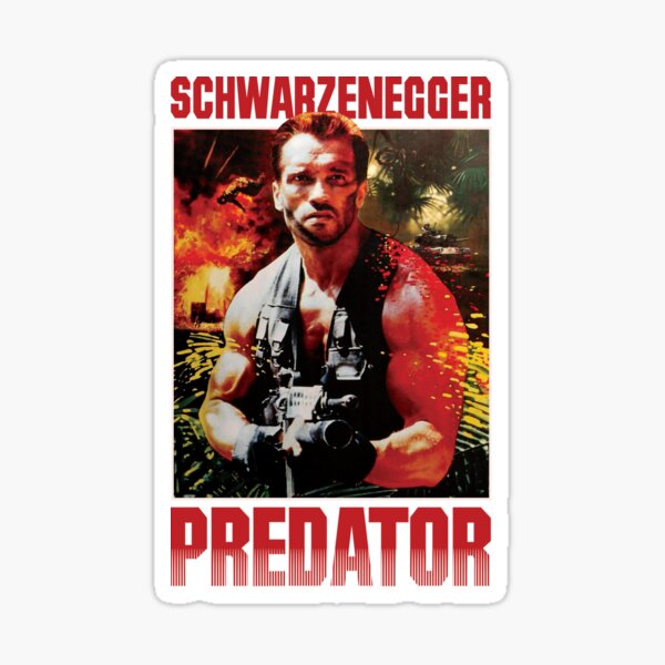 "Predator Original Film Art" Sticker by roseanger | Redbubble