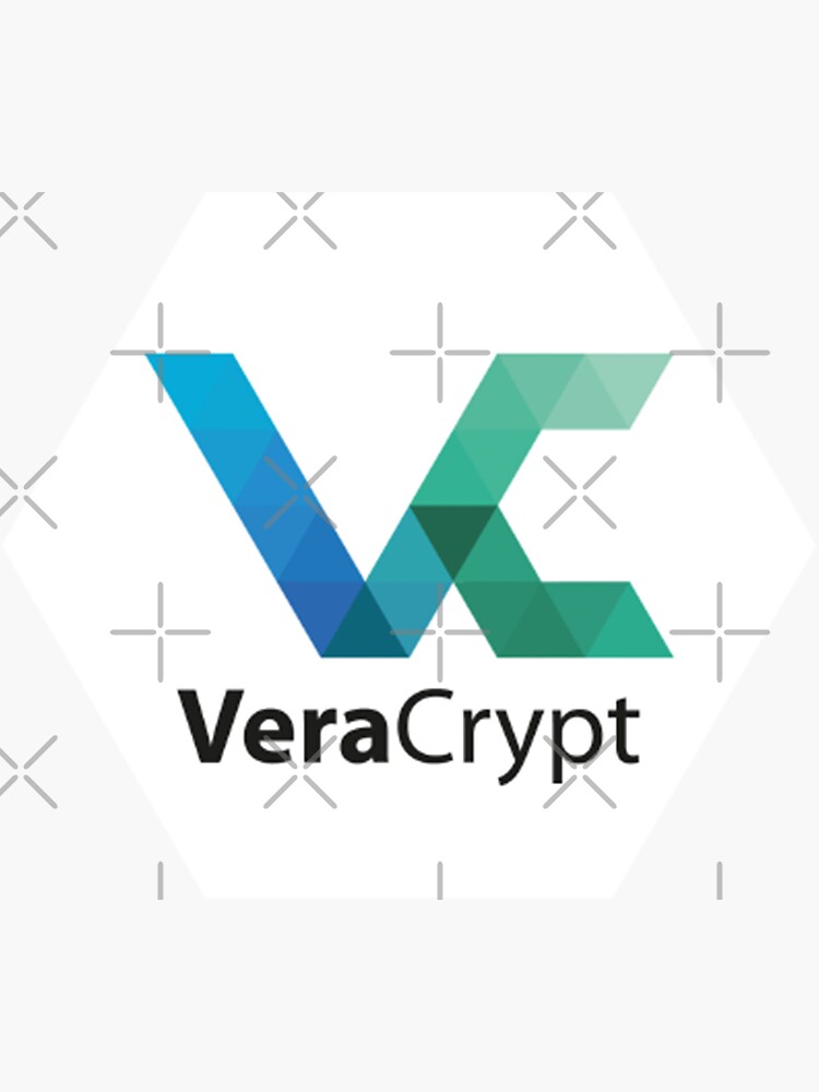 "Veracrypt logo sticker" Sticker by iTadzio | Redbubble