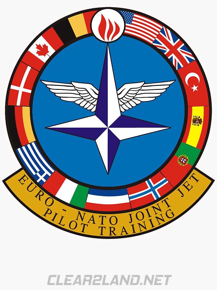 "Euro NATO Joint Jet Pilot Training" Sticker by cothamckkardos | Redbubble