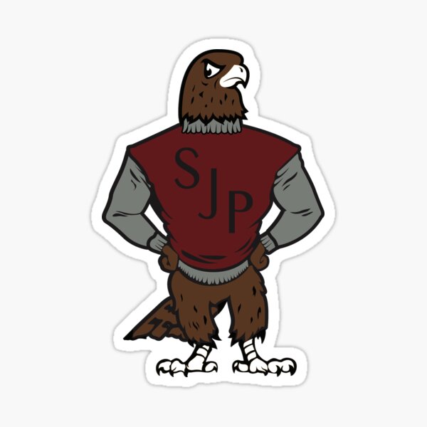"SJP Hawk (Colorized)" Sticker by SeaIsleTribune | Redbubble