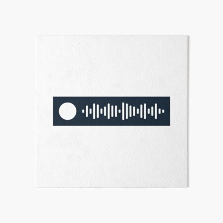 "New Romantics Spotify Code - Taylor Swift" Art Board Print by ...