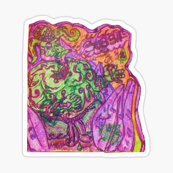 "Ganja Guardians #1:Bubba {Trippy}" Sticker for Sale by GrnAce | Redbubble