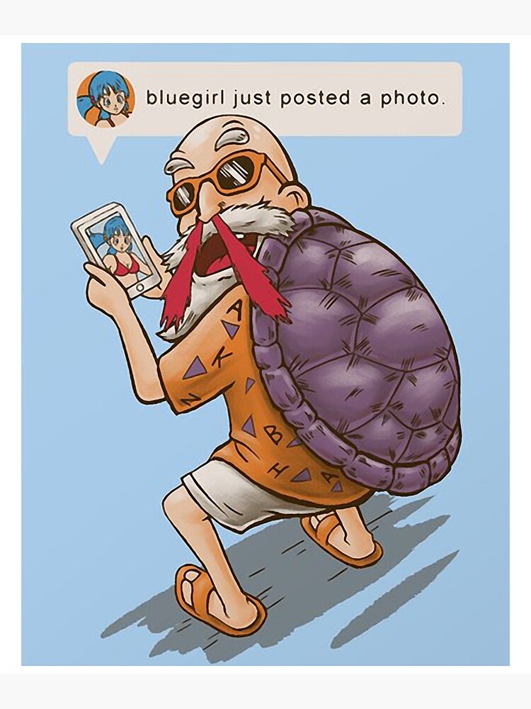 "Master Roshi And Bulma" Poster for Sale by Nodali | Redbubble