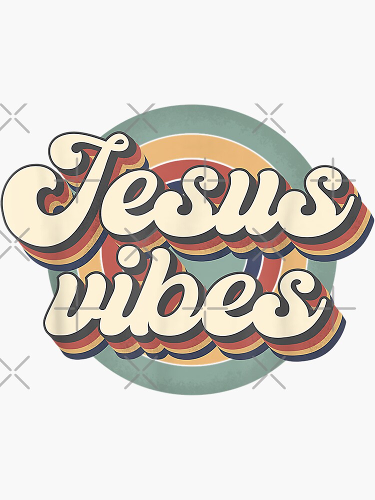 "Jesus Vibes Retro Vintage Christian Easter Day Religious T-Shirt ...