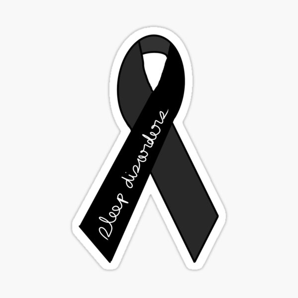 "Sleep Disorder Awareness Ribbon " Sticker by jenmishalecki | Redbubble