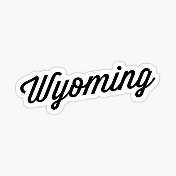 Wyoming Stickers | Redbubble