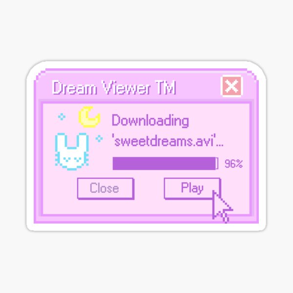 ".avi" Sticker by gaiabots | Redbubble