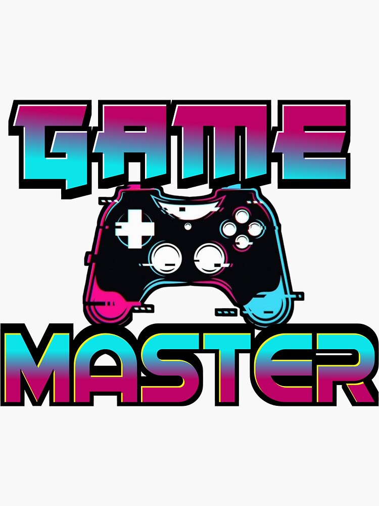"GameMaster" Sticker by VM04 | Redbubble