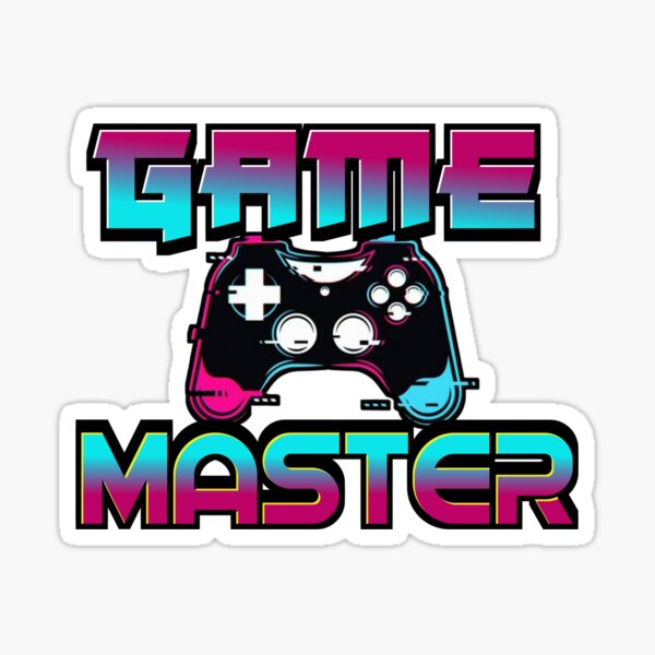 "GameMaster" Sticker by VM04 | Redbubble