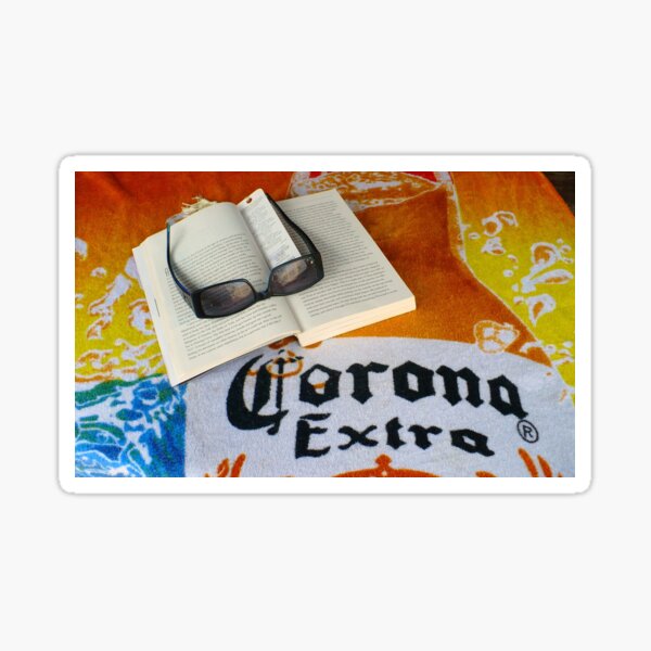 "Corona..extra!" Sticker for Sale by LindaB | Redbubble