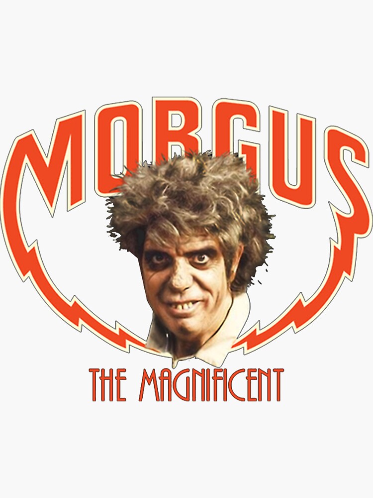 "Morgus the Magnificent" Sticker by Ripplle205 | Redbubble