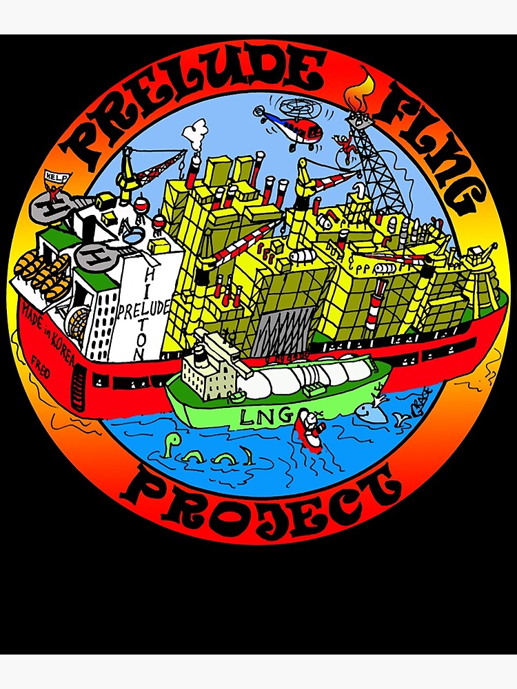 "Prelude FLNG Project colour" Art Print for Sale by lorettabowl523 ...