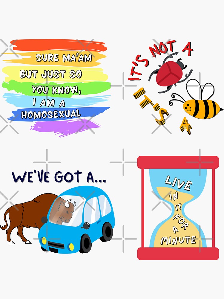 "TK Strand Sticker Pack" Sticker for Sale by Misbah09 | Redbubble