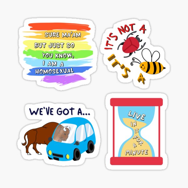 "TK Strand Sticker Pack" Sticker for Sale by Misbah09 | Redbubble