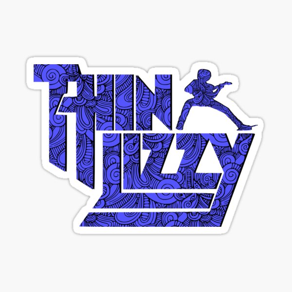 "Thin Lizzy Logo Sticker" Sticker by jaydacook5 | Redbubble