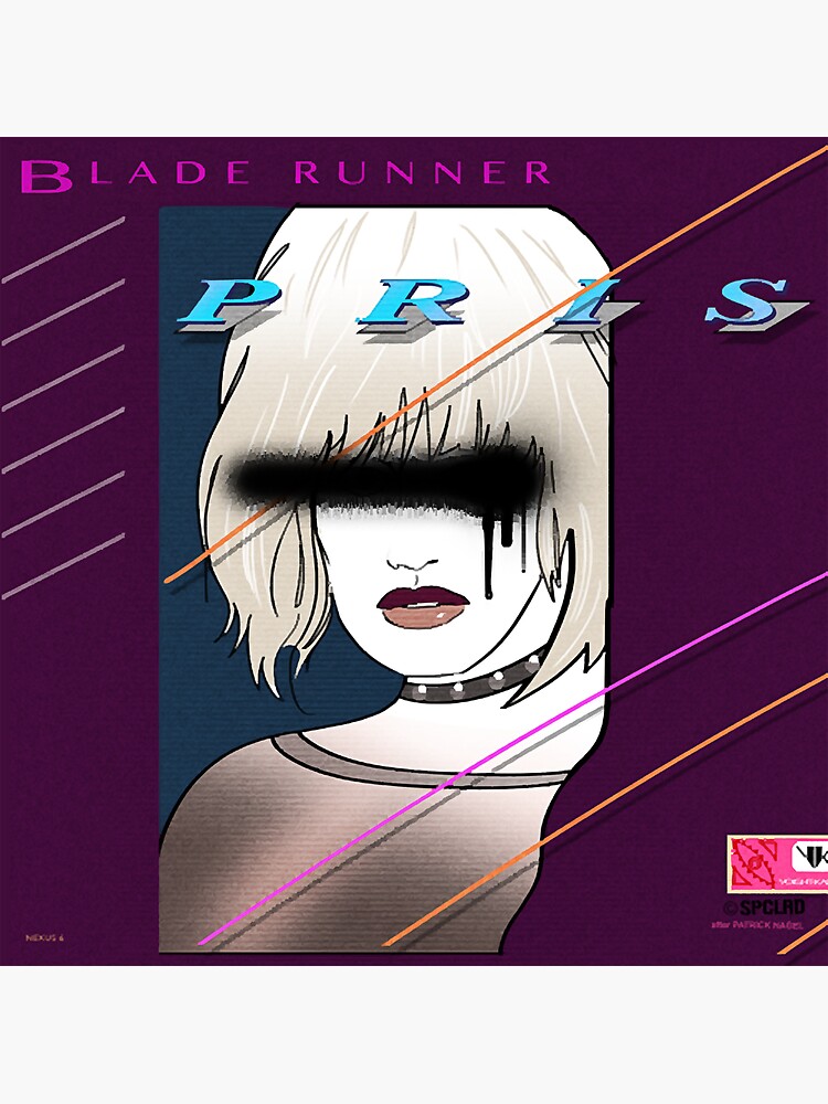"Replicant Pris Blade Runner Film Of" Sticker by Hulkie61 | Redbubble