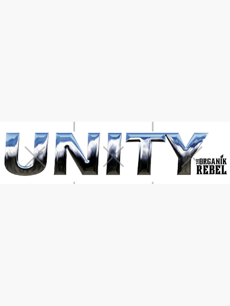 "UNITY" Sticker by TheOrganikRebel | Redbubble