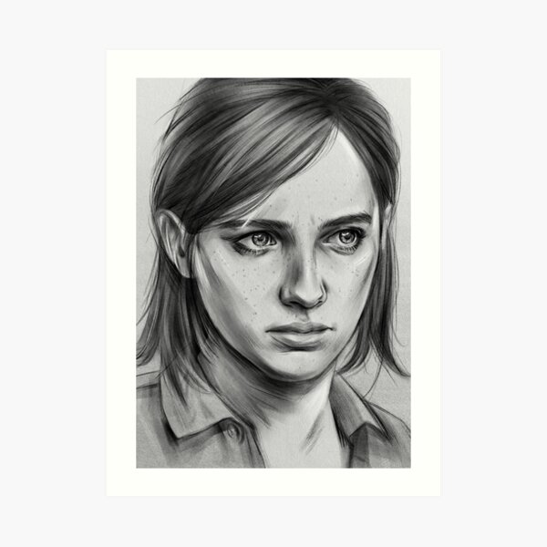 "Portrait of Ellie Williams" Art Print for Sale by scarletcolour ...