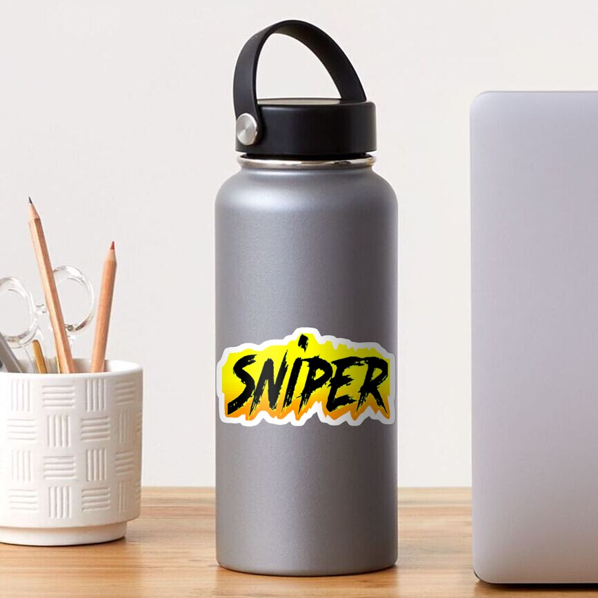 "Sniper word " Sticker by AmPROclub | Redbubble