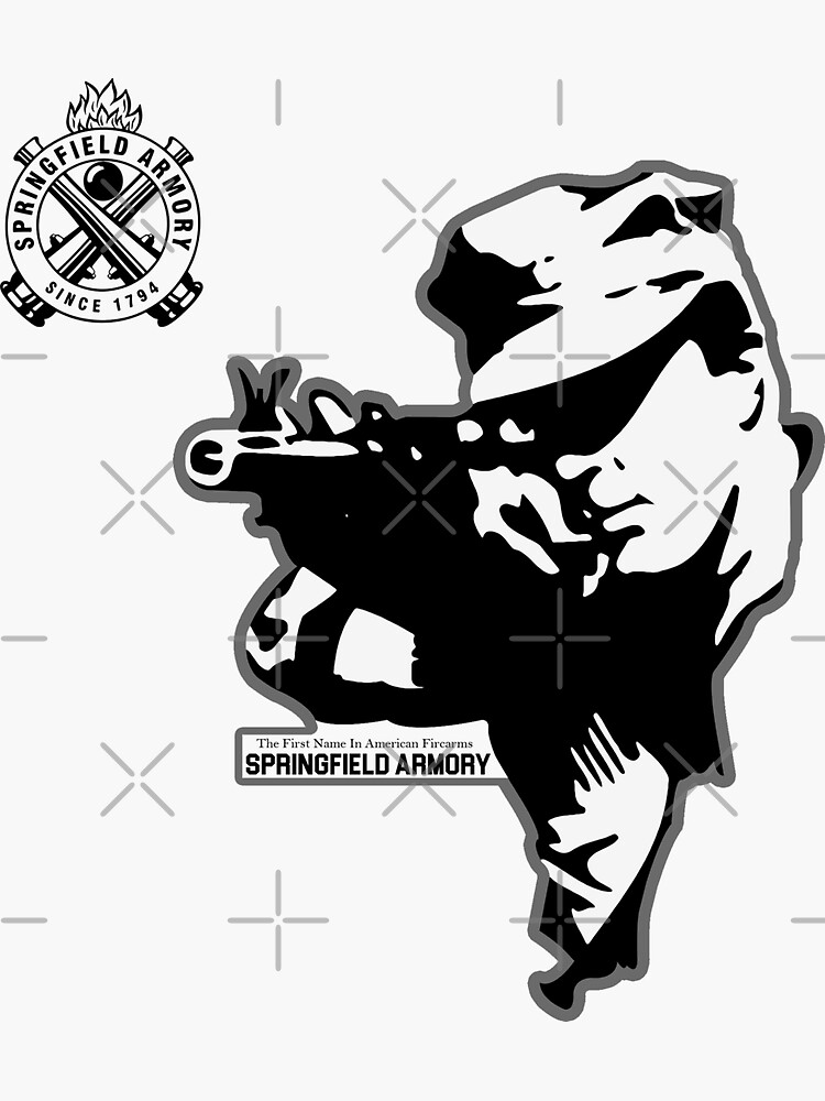 "Springfield Armory" Sticker by Zefri-Art | Redbubble