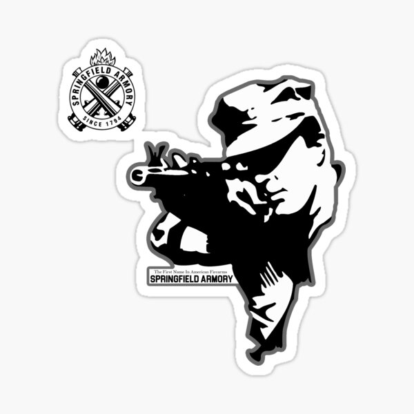 "Springfield Armory" Sticker by Zefri-Art | Redbubble