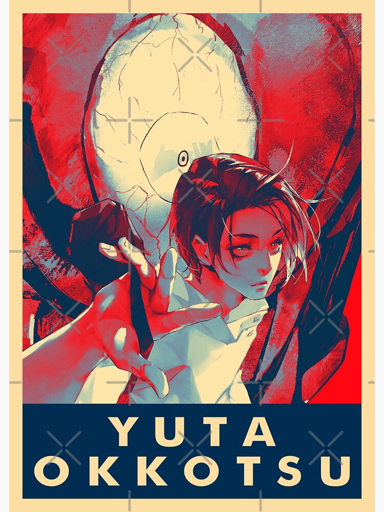 "YUTA OKKOTSU" Sticker by AZURESIEGFRIED | Redbubble