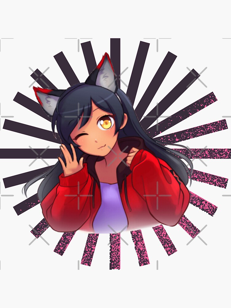 "Aphmau cat" Sticker by Kids-zin | Redbubble