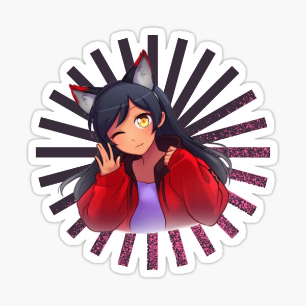 "Aphmau cat" Sticker by Kids-zin | Redbubble