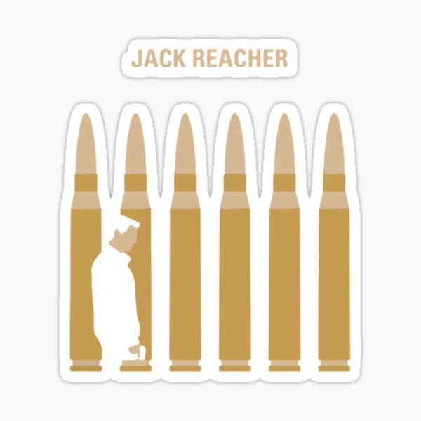 "jack reacher jack reacher jack reacher " Sticker for Sale by ...