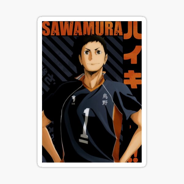 "Haikyuu!! - Daichi Sawamura" Sticker by SailorsMark | Redbubble