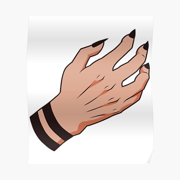 "Sukuna hand Classic ." Poster by orlanclaudiada | Redbubble