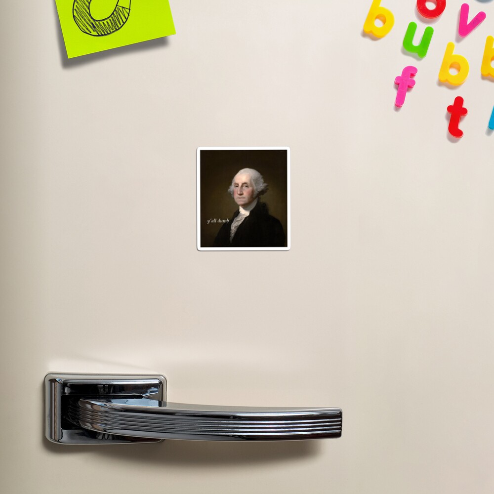 "george washington " Sticker for Sale by hollandhenry | Redbubble