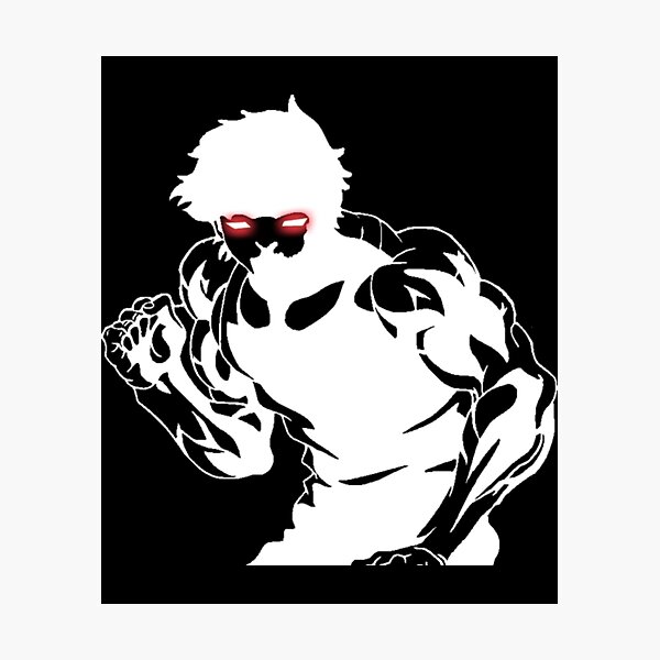 Lámina fotográfica «Baki Hanma Neón» de Hoa-Art | Redbubble