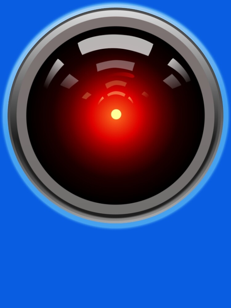 "Artificial Intelligence. HAL 9000. AI. Computer Eye. Sticker" Art ...