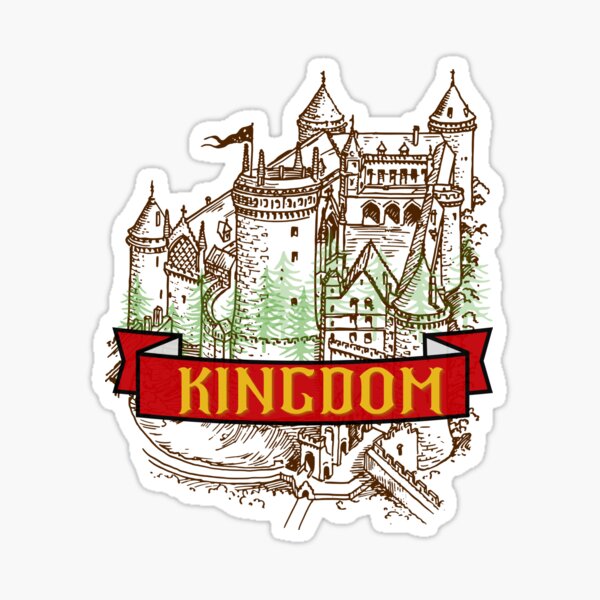 "Kingdom Castle Tower" Sticker for Sale by SAVV-Y | Redbubble