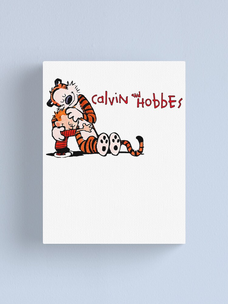 "Calvin And Hobbes Comic Strip – Hobbes Tiger American Comic" Canvas ...