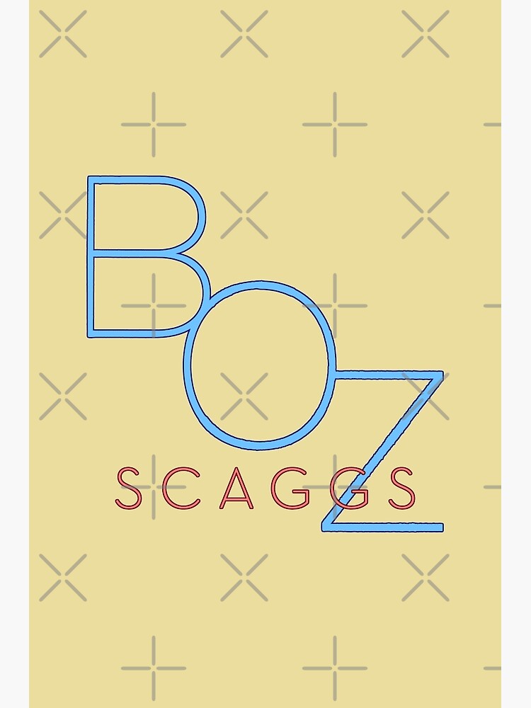 "Boz Scaggs Tribute" Poster for Sale by ExRetailZombie | Redbubble