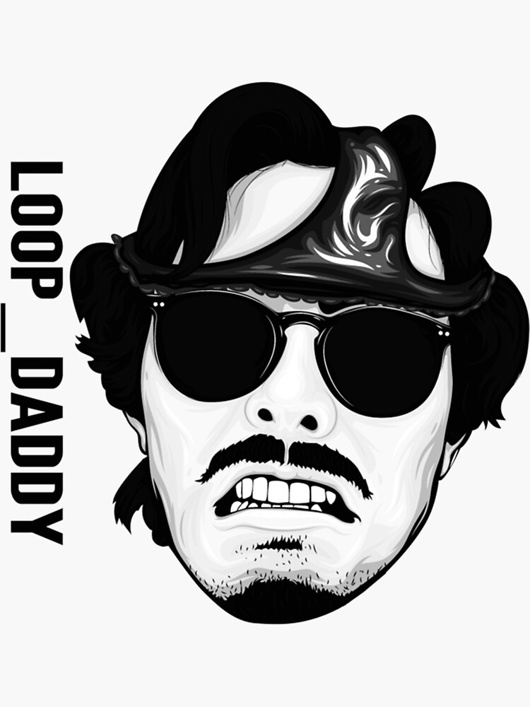 "Loop Daddy Classic ." Sticker by MoserNelda | Redbubble