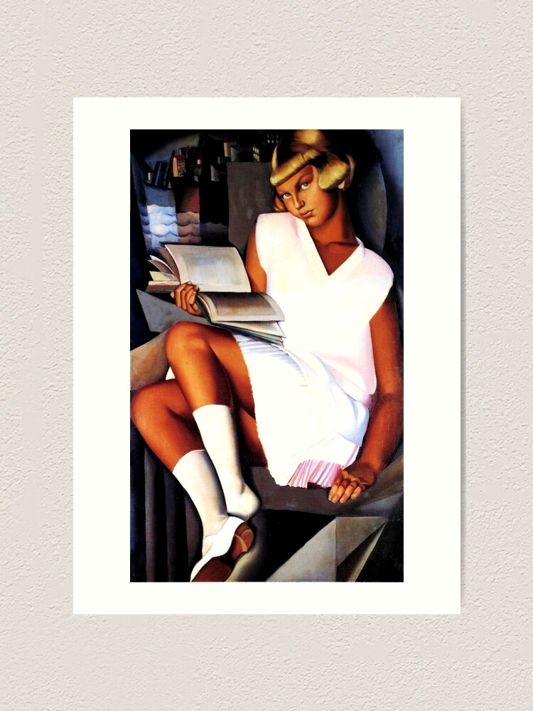 "High Resolution Tamara de Lempicka Kizette en Rose 1926" Art Print by ...