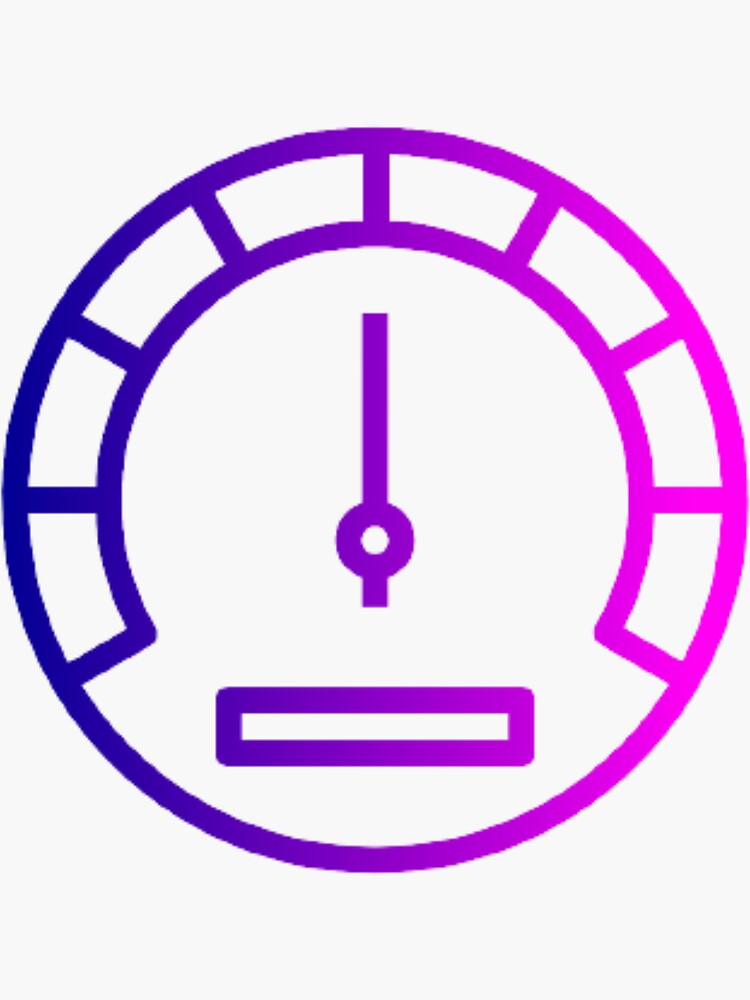 "Speedometer" Sticker by kattilako | Redbubble