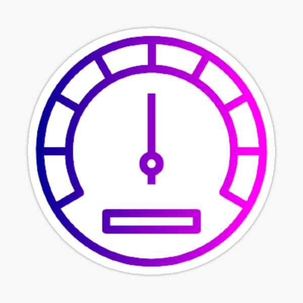 "Speedometer" Sticker by kattilako | Redbubble